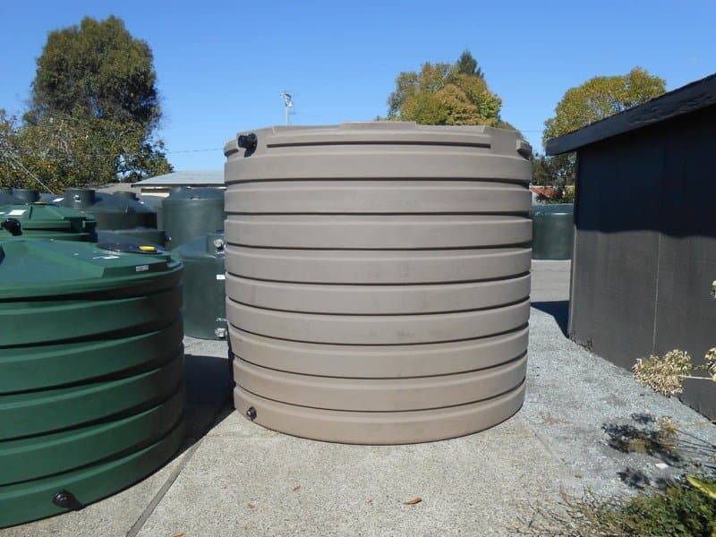 3,100 Gallon Water Storage Round Tank 102”D x 96”H
